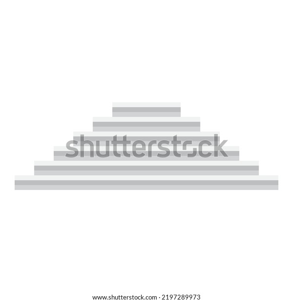Stairs Pixel Art Vector Illustration Stock Vector (Royalty Free ...