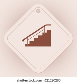 Stairs Railings Icon Stock Vector (Royalty Free) 621220280 | Shutterstock
