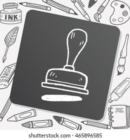Stamp Doodle Stock Vector (Royalty Free) 465896585 | Shutterstock