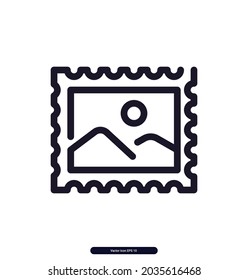 Stamp Icon Communication Icon Contains Such Stock Vector (Royalty Free ...