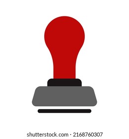Stamp Icon Rubber Stamp Sign Vector Stock Vector (Royalty Free ...