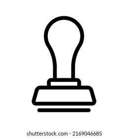 Stamp Icon Rubber Stamp Sign Vector Stock Vector (Royalty Free ...