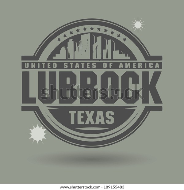Stamp Label Text Lubbock Texas Inside Stock Vector (Royalty Free) 189155483