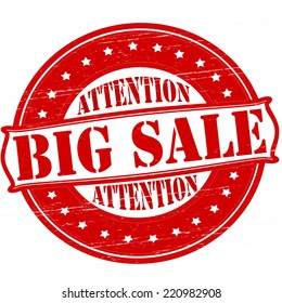 Stamp Text Big Sale Inside Vector Stock Vector (Royalty Free) 220982908 ...