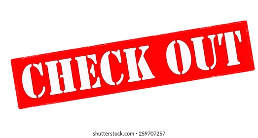 Stamp Text Check Out Inside Vector Stock Vector (Royalty Free ...