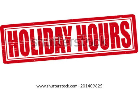Holiday Hours Clipart | Free download on ClipArtMag