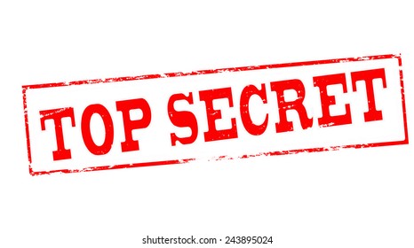 Stamp Text Top Secret Inside Vector Stock Vector (Royalty Free ...