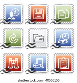 Stamp Web 3 Stock Vector (Royalty Free) 40568155 | Shutterstock