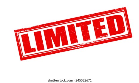 Stamp Word Limited Inside Vector Illustration Stock Vector (Royalty ...