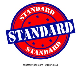 Stamp Word Standard Inside Vector Illustration Stock Vector (Royalty ...