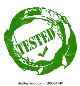 Stamp Word Tested Insidevector Illustration Stock Vector (Royalty Free ...