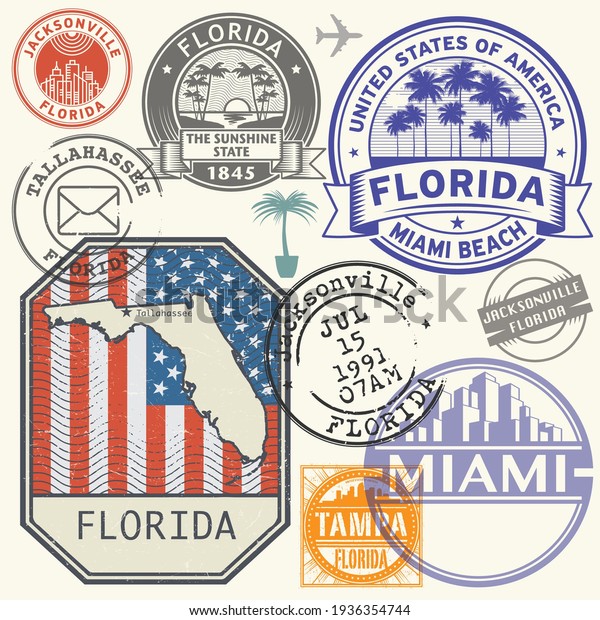 325 imagens de Florida postage stamp Imagens, fotos stock e vetores ...