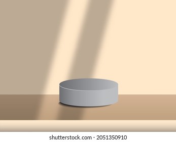 Stand Background Shadow Wall Design Stock Vector (Royalty Free ...