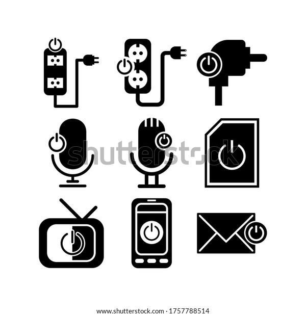 Stand By Icon Logo Isolated Sign Stock Vector (Royalty Free) 1757788514 ...