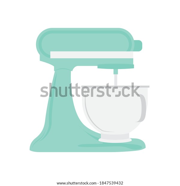 Stand Food Mixer Kitchen Mixer Making Stock Vector (Royalty Free ...