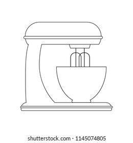 Stand Mixer Illustration Stock Vector (Royalty Free) 1145074805 ...