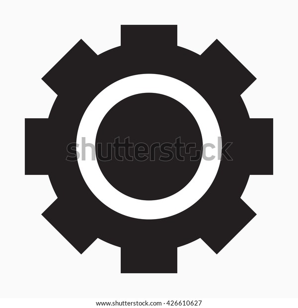 Standard Gear Cog Icon Vector Stock Vector (Royalty Free) 426610627 ...