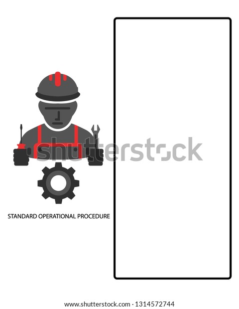 Standard Operational Procedure Template Design Stock Vector (Royalty ...