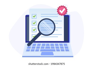 Standard Quality Control International Certification Concept Stock ...
