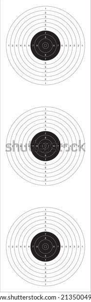 Standard Shooting Target First Type Vector: เวกเตอร์สต็อก (ปลอดค่า ...