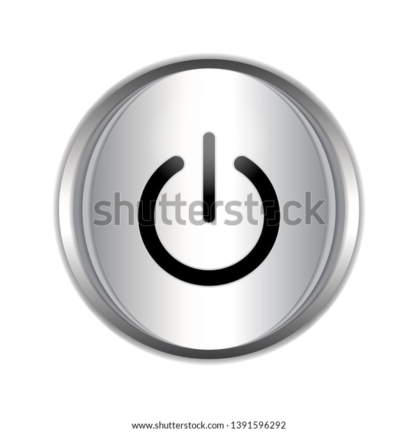 Standby Button Power Sign Vector Stock Vector (Royalty Free) 1391596292 ...
