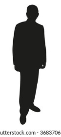 Poor Man Silhouette Vector Stock Vector (Royalty Free) 508779616
