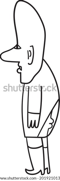 Standing Man Vector Art Professional Illustration Stock Vector (Royalty ...
