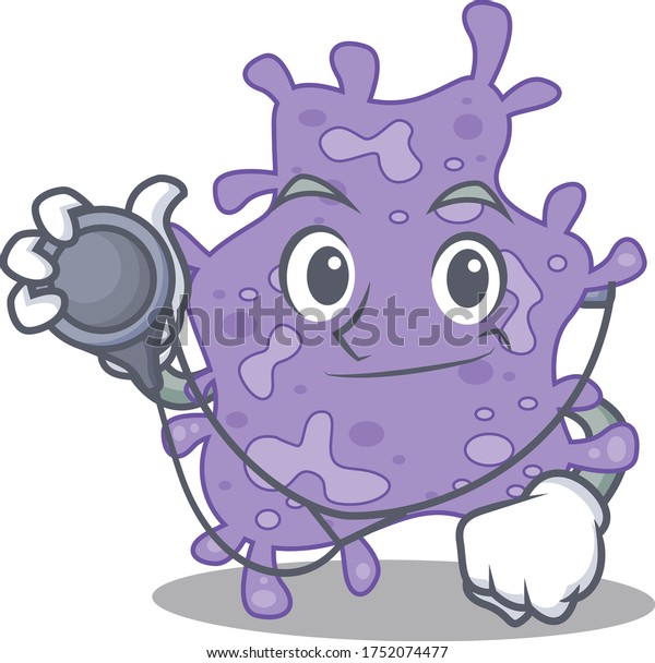 Staphylococcus Aureus Doctor Cartoon Character Tools Stock Vector ...