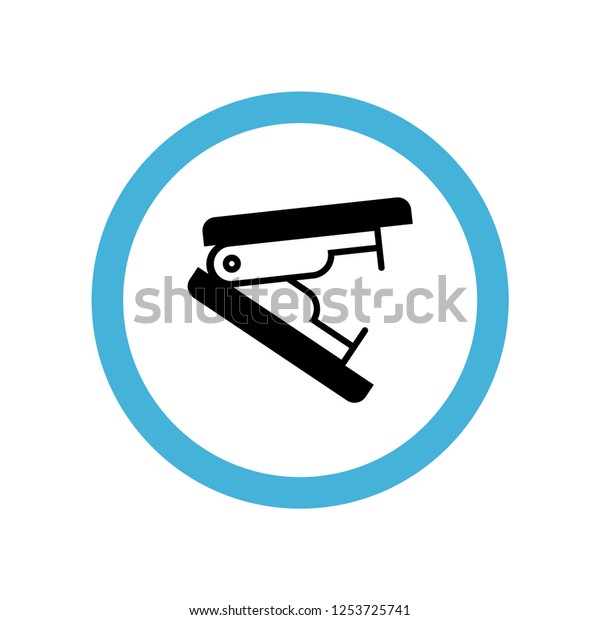 Staple Office Tool Icon Symbol Premium Stock Vector (Royalty Free ...