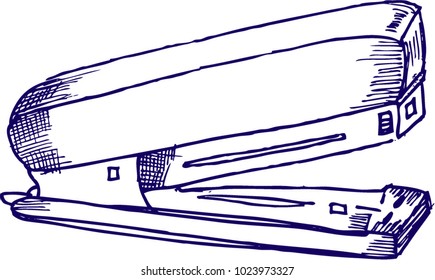 Staples Sketch Illustration Stock Vector (Royalty Free) 1023973327 ...