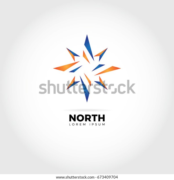 Star Abstract Direction Logo Symbol Icon Stock Vector (Royalty Free ...