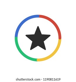 Star App Icon Stock Vector (Royalty Free) 1190811619