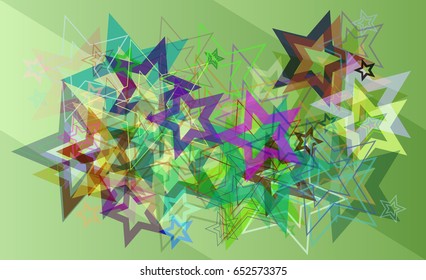 Star Art Idea Stock Vector (Royalty Free) 652573375 | Shutterstock