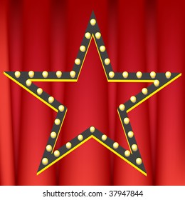 Star Billboard Vector Shining Light Sign Stock Vector (Royalty Free ...