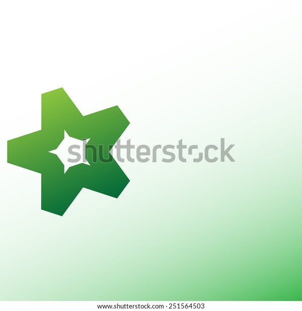 Star Background Logo Design Stock Vector Stock Vector (Royalty Free ...