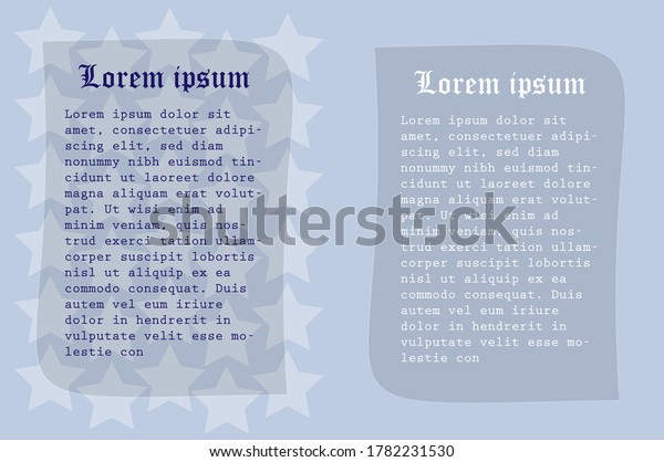 Star Background Text Box Stock Vector (Royalty Free) 1782231530 ...