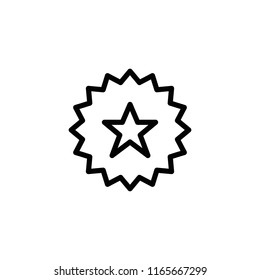 Star Badge Icon Stock Vector (Royalty Free) 1165667299 | Shutterstock