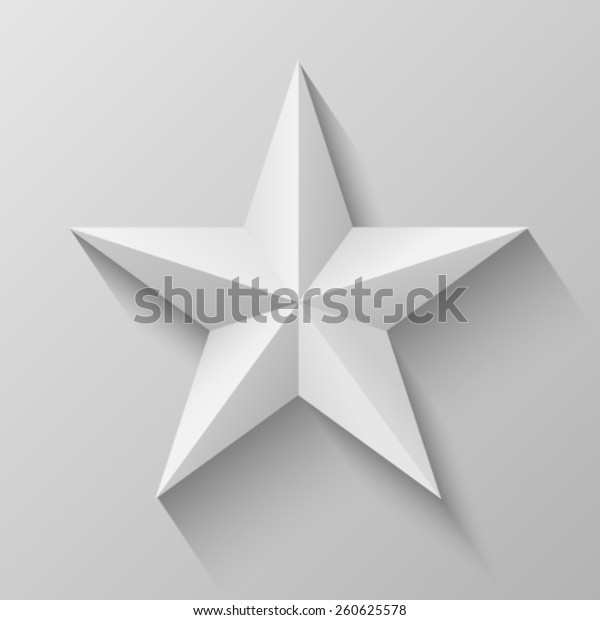 Star Bevel Stock Vector (Royalty Free) 260625578