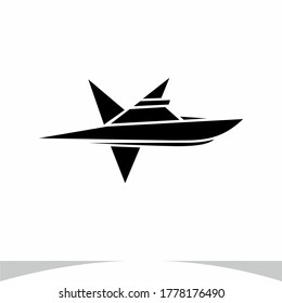 Star Boat Logo Design Vector Stock Vector (Royalty Free) 1778176490 ...