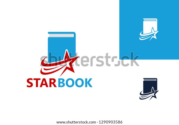 Star Book Logo Template Design Vector Stock Vector (Royalty Free ...