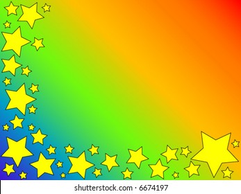 Star Border Background Illustration Stock Vector (Royalty Free) 6674197 ...