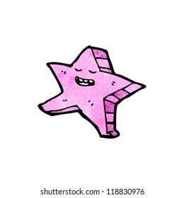 Retro Cartoon Pink Star Stock Vector (Royalty Free) 147511481 ...