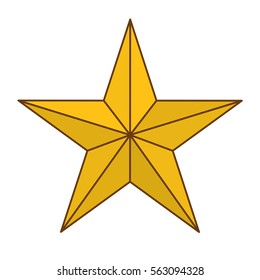 Star Cartoon Icon Image Vector Illustration Stock Vector (Royalty Free ...
