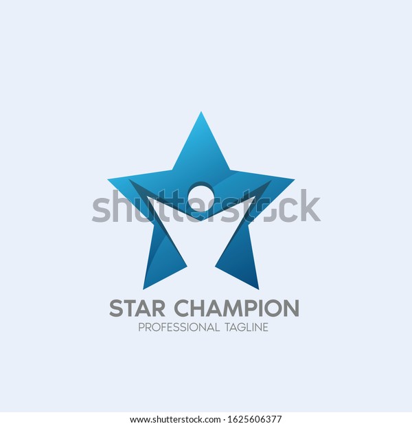 Star Champion Vector Logo Design Template Stock Vector (Royalty Free ...