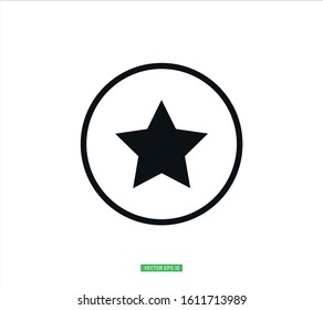 Star Circle Logo Icon Vector Illustration Stock Vector (Royalty Free ...