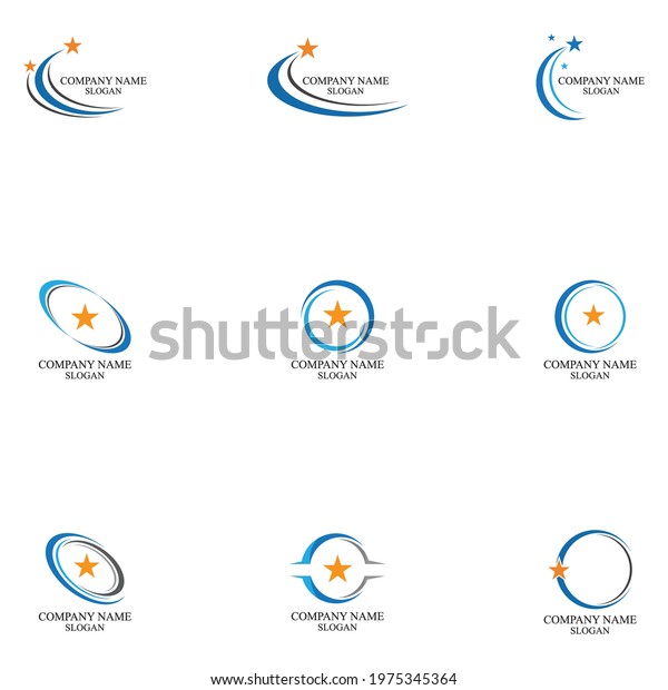 Star Circle Star Logo Vector Illustration Stock Vector (Royalty Free ...