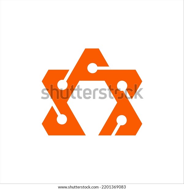 Star Circuit Board Logo Design Vector Stock Vector (Royalty Free ...