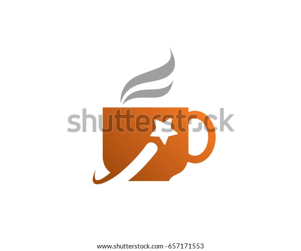 Star Coffee Logo Template Design Vector Stock Vector (Royalty Free ...