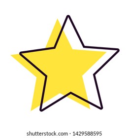Star Comic Pop Art On White Stock Vector (Royalty Free) 1429588595 ...