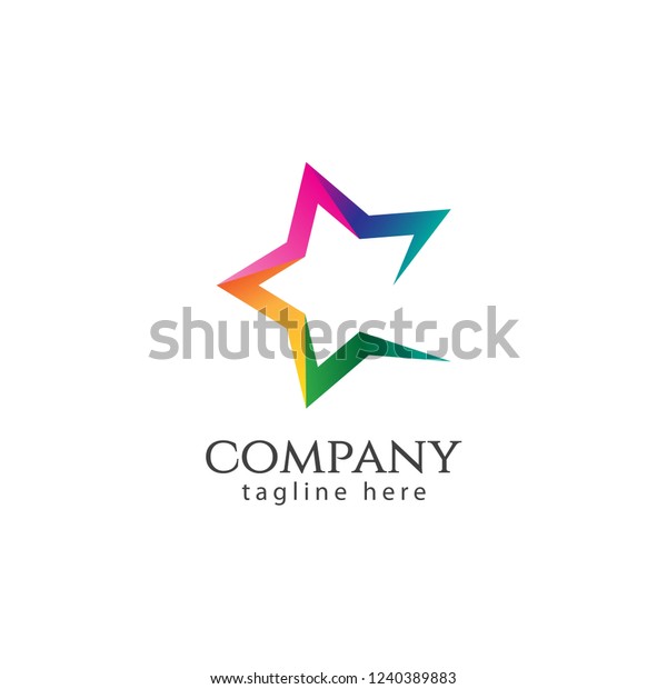 Star Company Logo Vector Template Design Stock Vector (Royalty Free ...